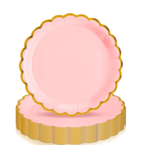 Party Plates Pink