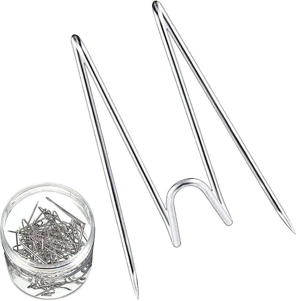 NOGIS 50Pcs Fabric Panel Wall Hooks Panel Wire Hooks, Cubicle Hooks ...