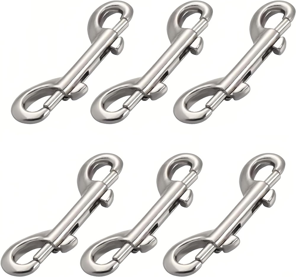 NOGIS 6 Pack Double Ended Bolt Snaps Hook,Zinc Alloy Hook Metal Clips ...