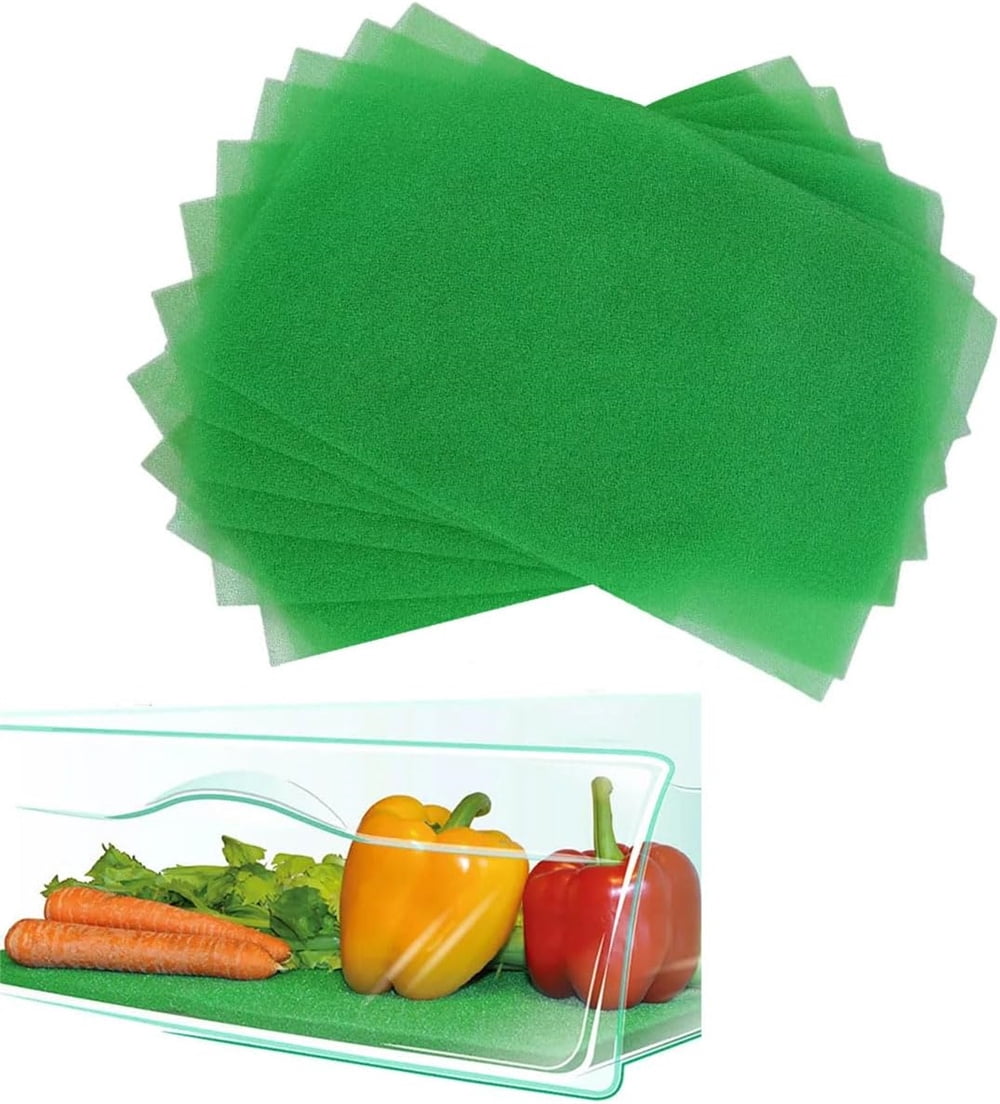 NOGIS 6 Pack Vegetable and Fruit Life Extender Fridge Shelf Sponge ...