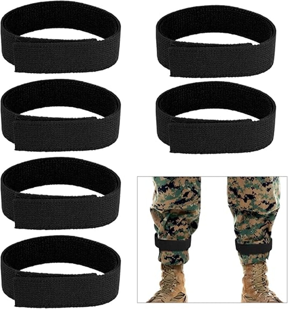 NOGIS 6 Pcs Ankle Strap, Black Cowboy Boot Straps, Blousers Military ...