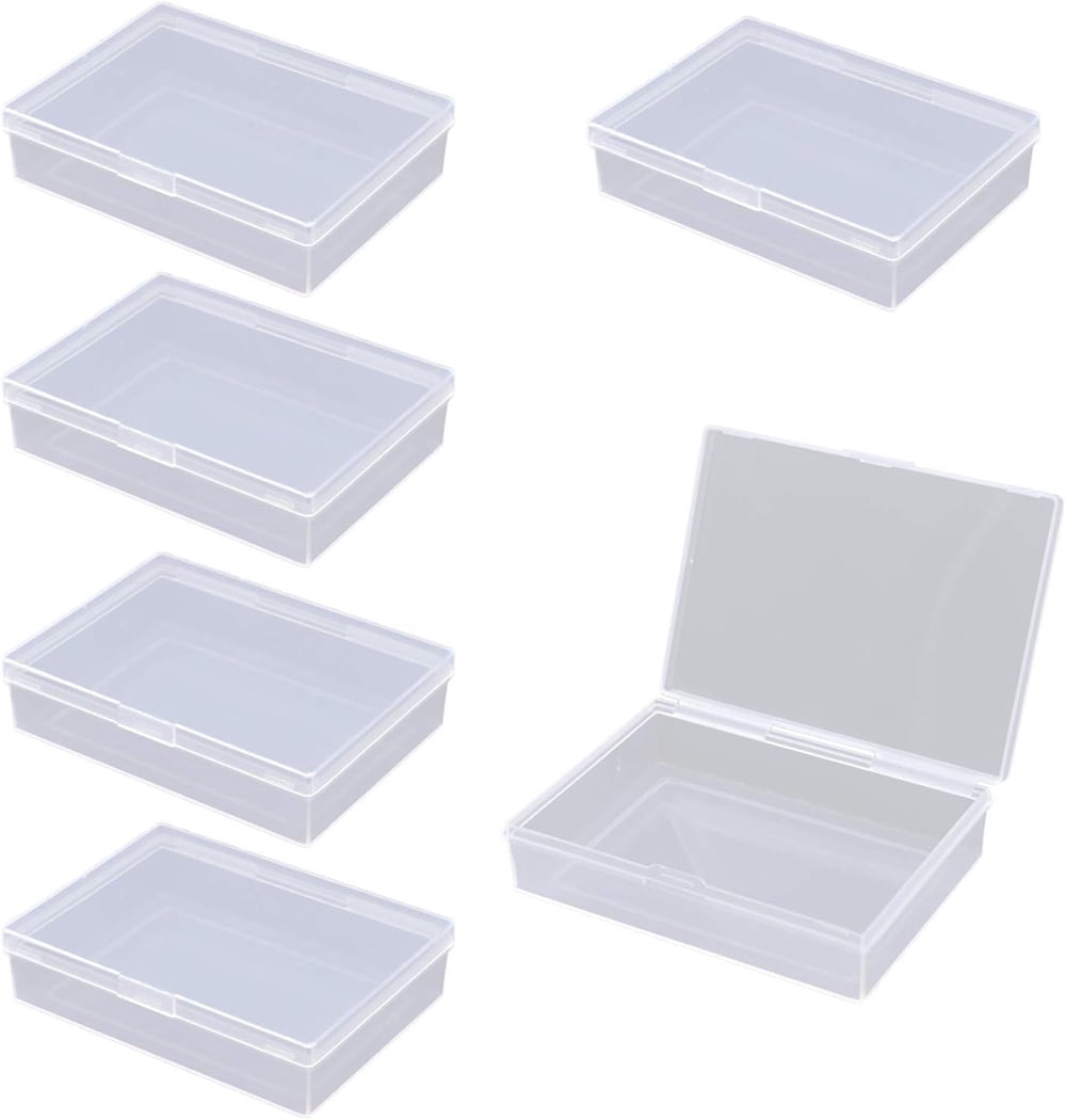 NOGIS 6 Pcs Playing Card Deck Plastic Boxes Card Holder Organizer Empty ...
