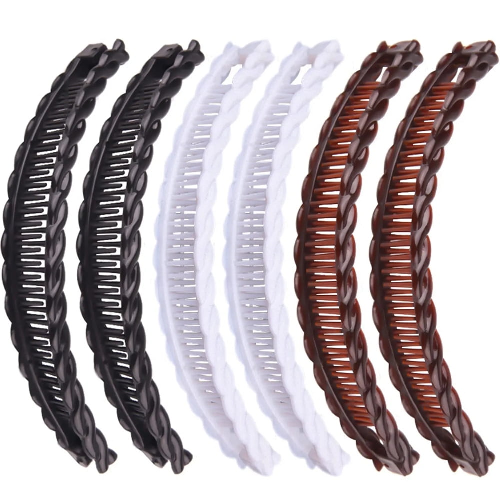 NOGIS 6 Pieces Clincher Combs Banana Combs Banana Clip Grip Comb ...