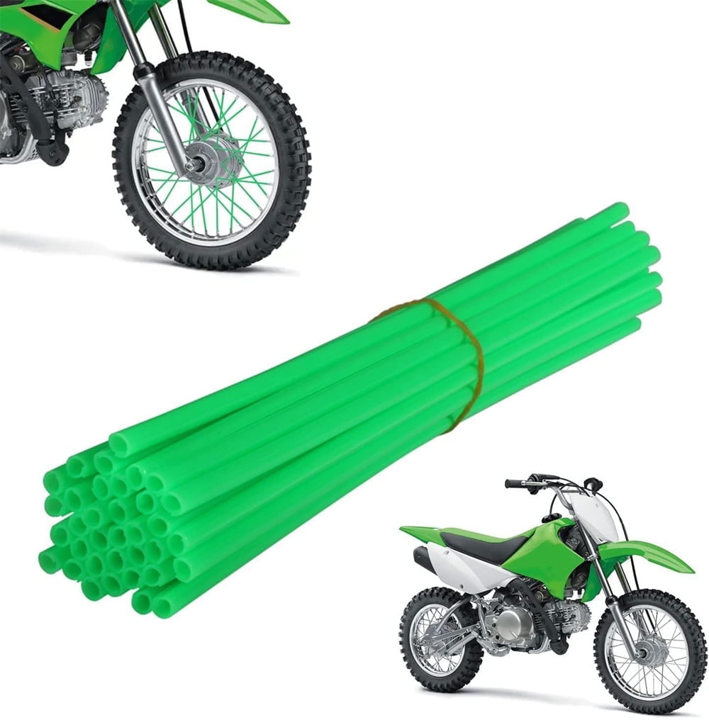 NOGIS 72 Pcs Bike Spoke Skins, Bicycle Spoke Covers, Dirt Bike Rim ...
