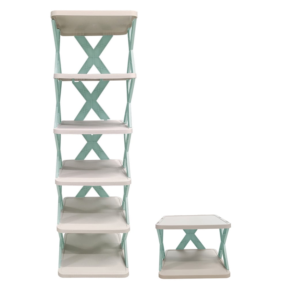 NOGIS 8 Tiers Vertical Shoe Rack, Entryway Narrow Slim Shoes Racks ...