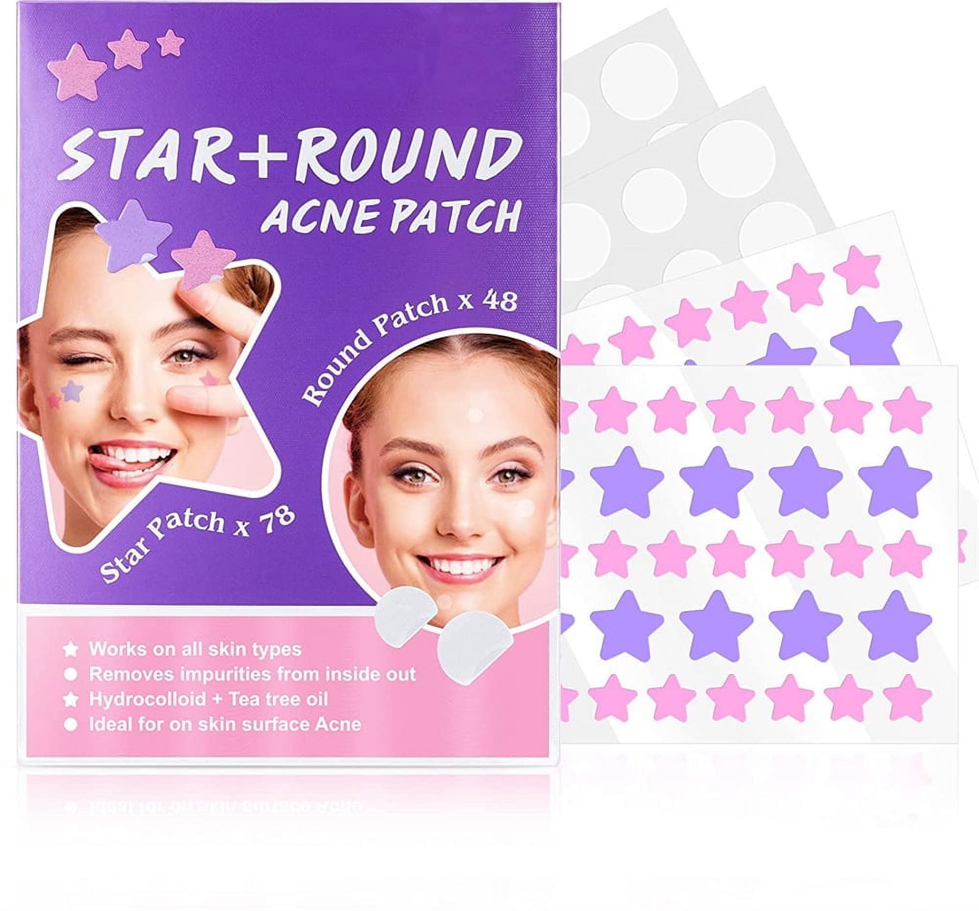 NOGIS Acne Patch Hydrocolloid Acne Stickers,Cover Dot for Acne,Blemish ...