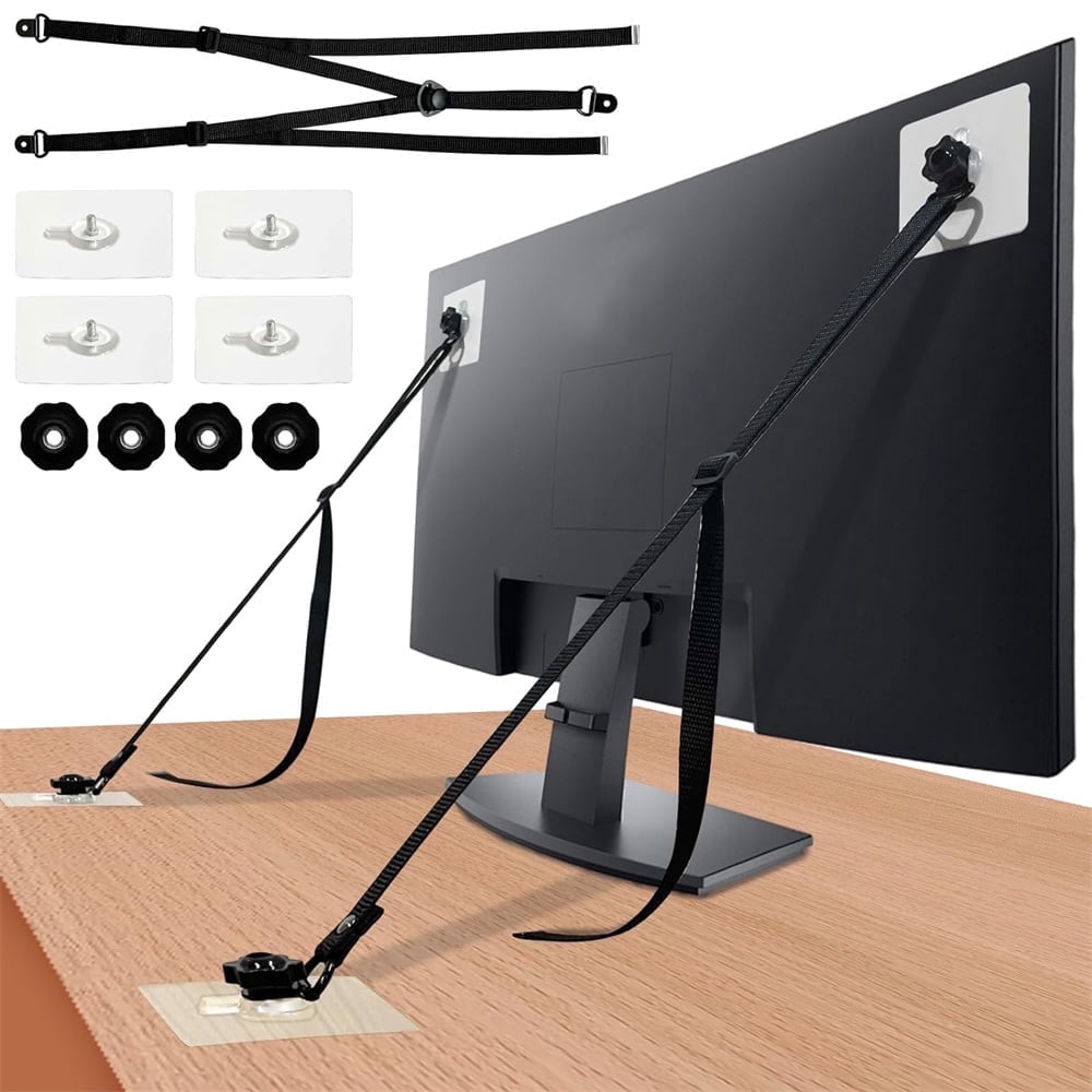 NOGIS Adjustable TV Safety Straps, 2 Pack TV Safety Anchor Straps for ...
