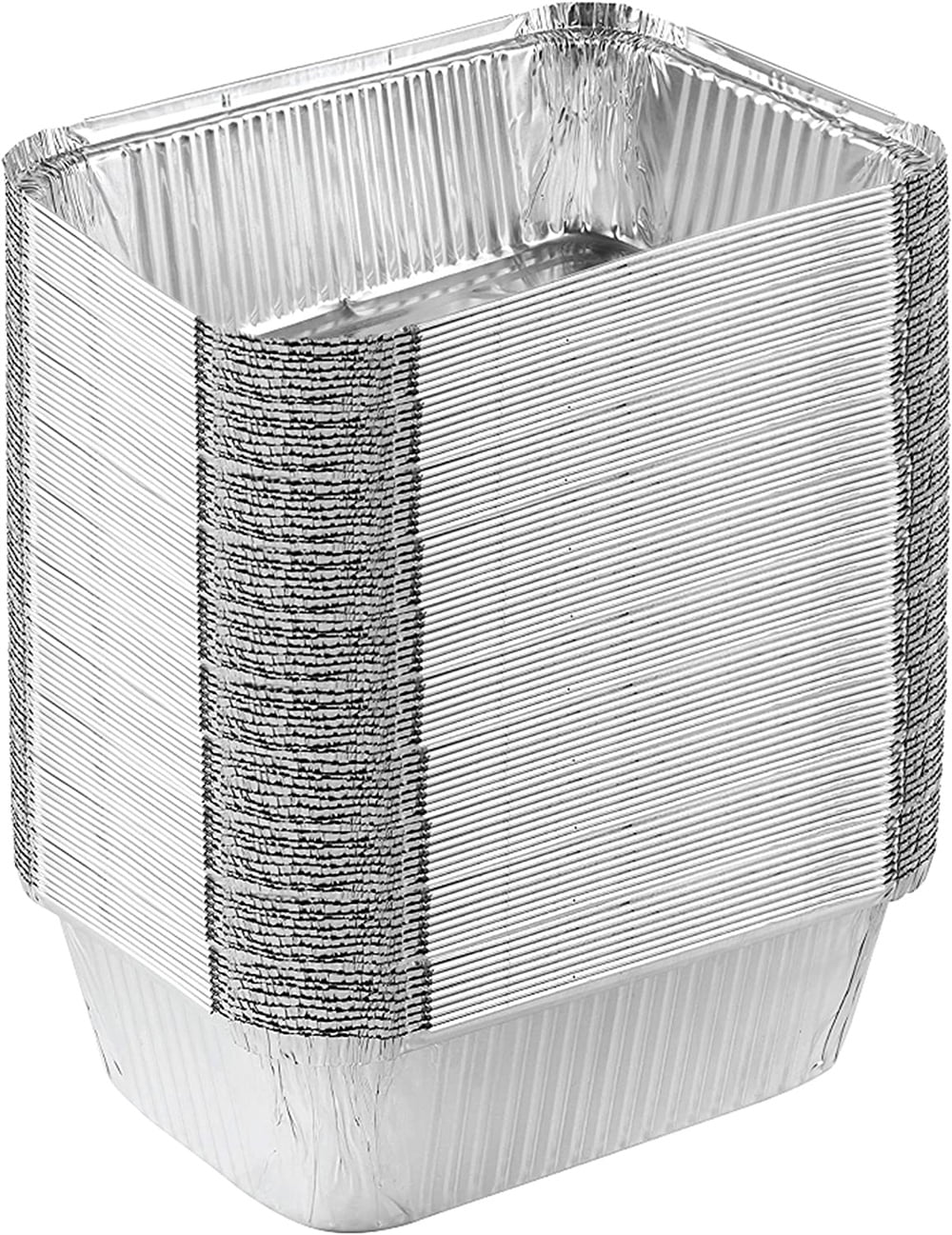 NOGIS Aluminum Foil Pans, 50 Pack, 7 x 10 x 2” Trays, 4 LB Foil Pans ...