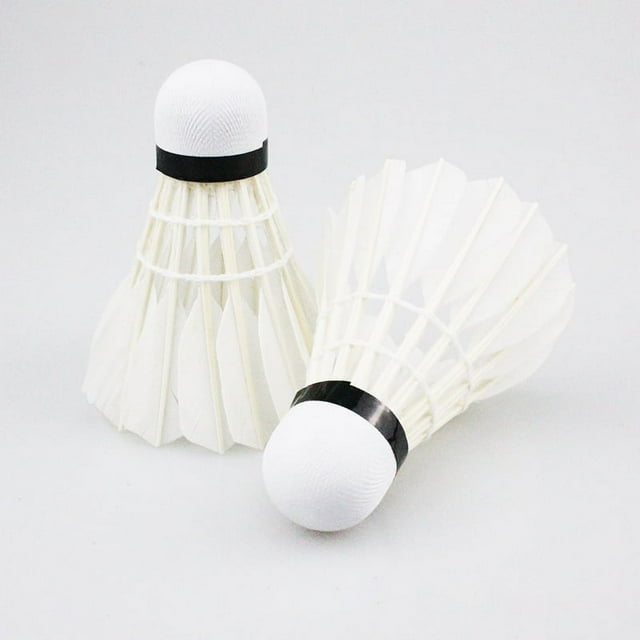 NOGIS Badminton Shuttlecocks 3 Pack, Goose Feather Shuttlecocks ...