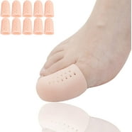 GIXUSIL Big Toe Protector 10Pcs Silicone Gel Toe Cap with Holes ...