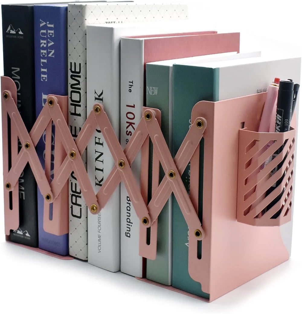 NOGIS Book Ends, Bookends, Bookends for Shelves, Expandable Book Ends ...