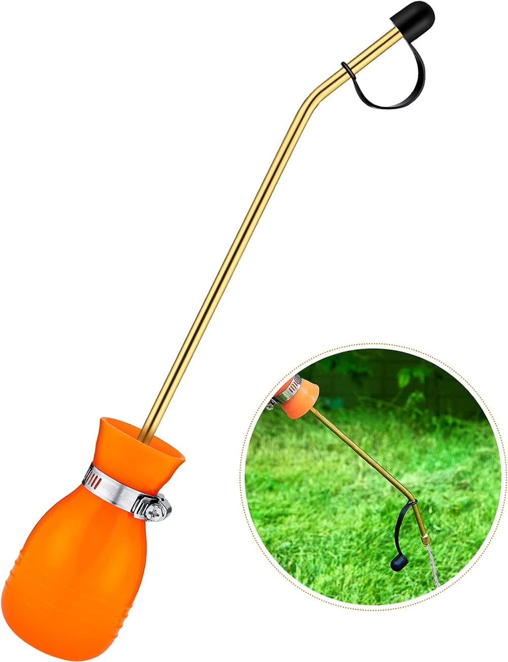 NOGIS Bulb Duster Garden Sprayer Applicator with Long Copper Tube for ...