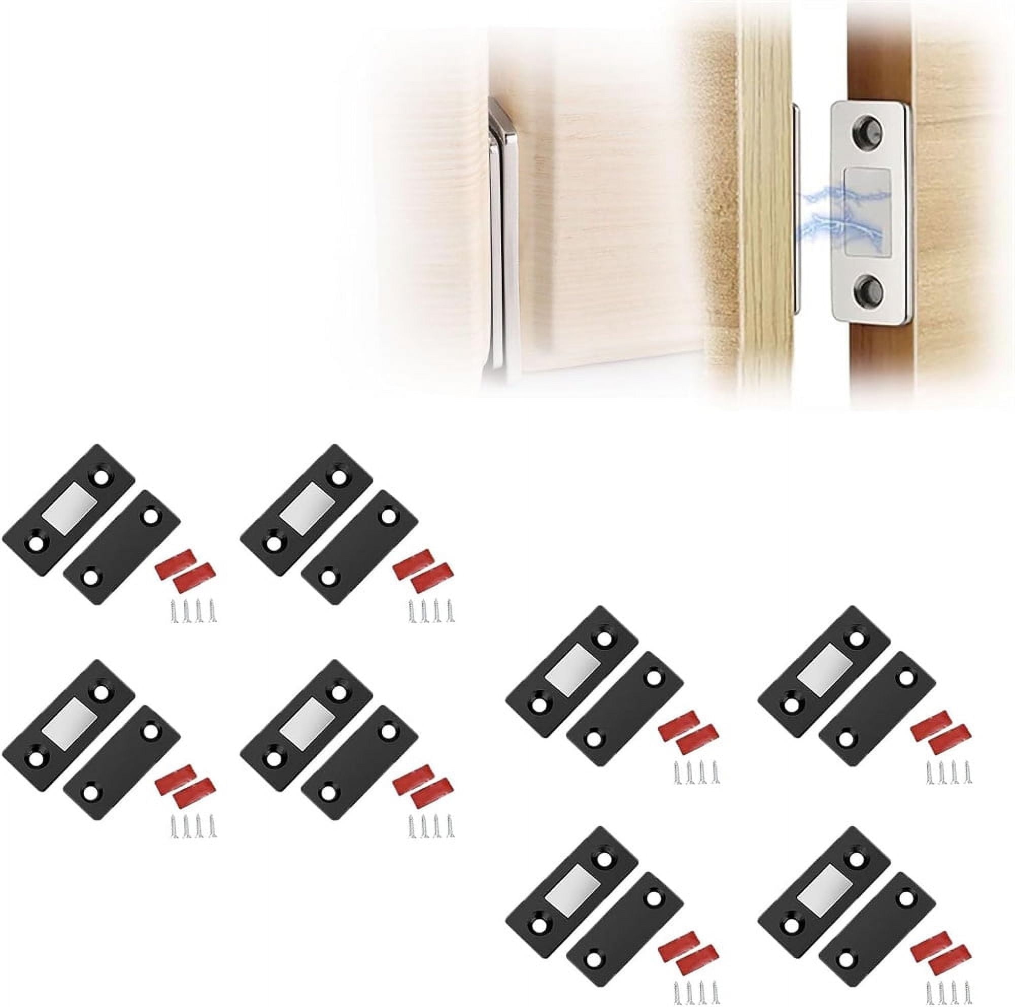 NOGIS Cabinet Magnetic Catch 8 Packs Ultra Thin Door Magnets Drawer ...