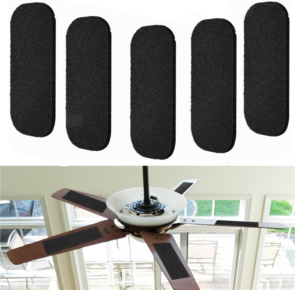 NOGIS Ceiling Fan Filters for Blades, 5 Pack Activated Carbon Air ...