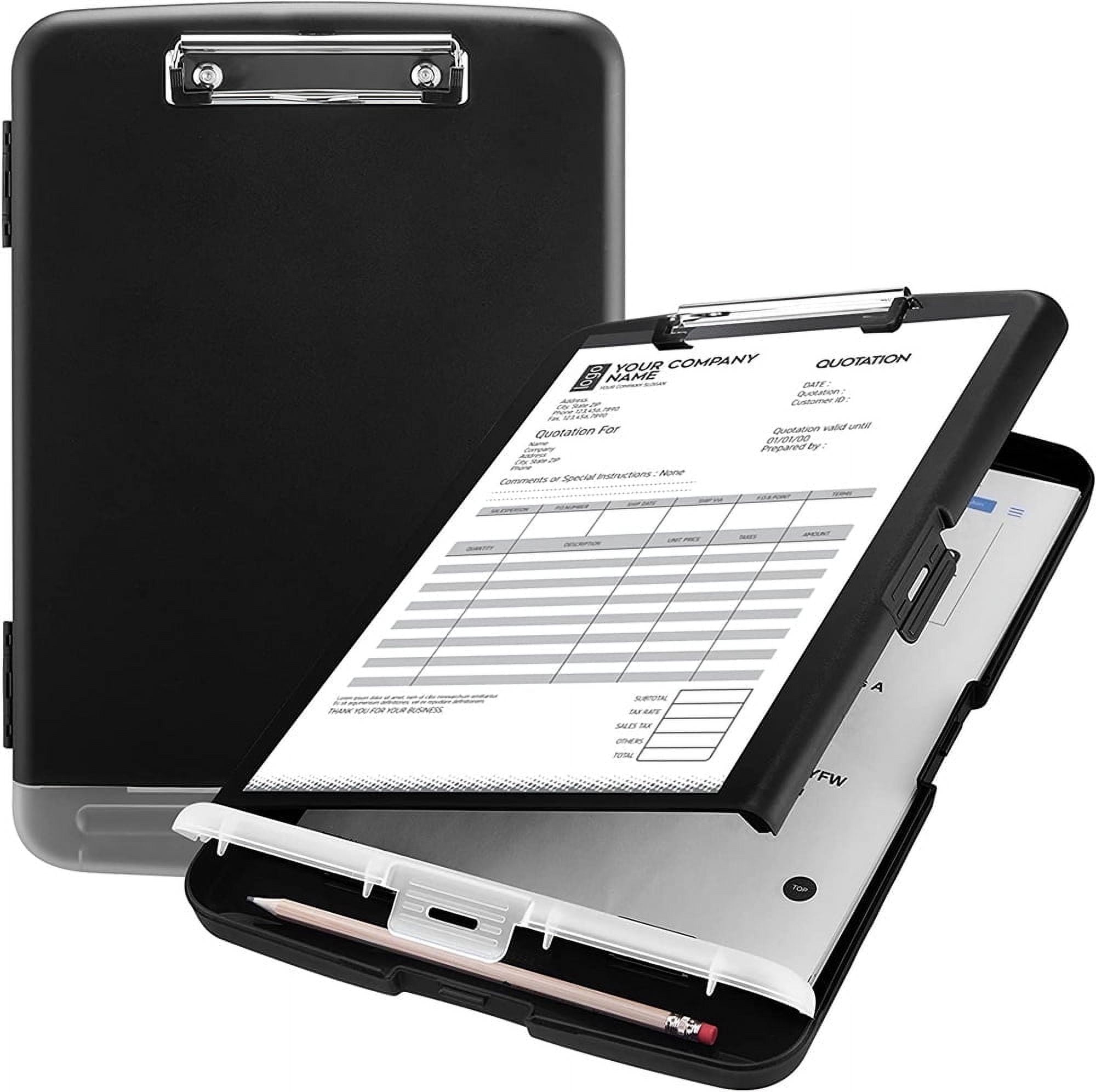 NOGIS Clipboard with Storage, Nursing Clipboards with Pen Holder and ...