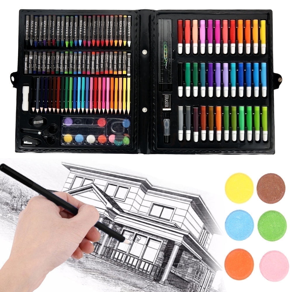 Artrylin 150 Pieces Art Set , Drawing Set with Oil Pastels, Crayons ...