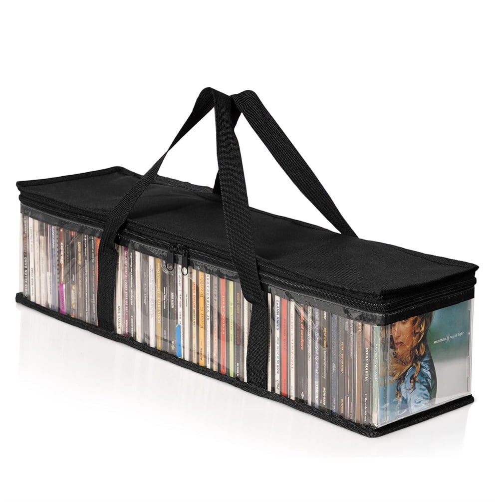 NOGIS DVD Storage Bags, Media Organizer Bags for DVDs, CDs, Blu Ray ...