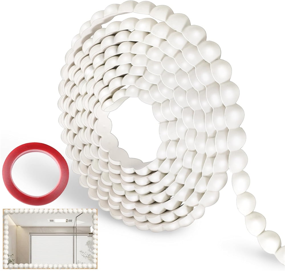 NOGIS Flexible Molding Trim Peel and Paste for Walls 10ft Decorative ...