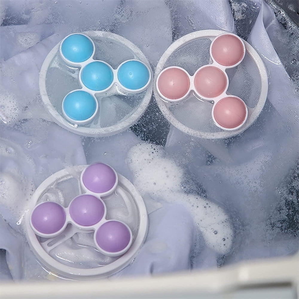 NOGIS Floating Hair Filtering Mesh Removal, Washing Machine Float ...