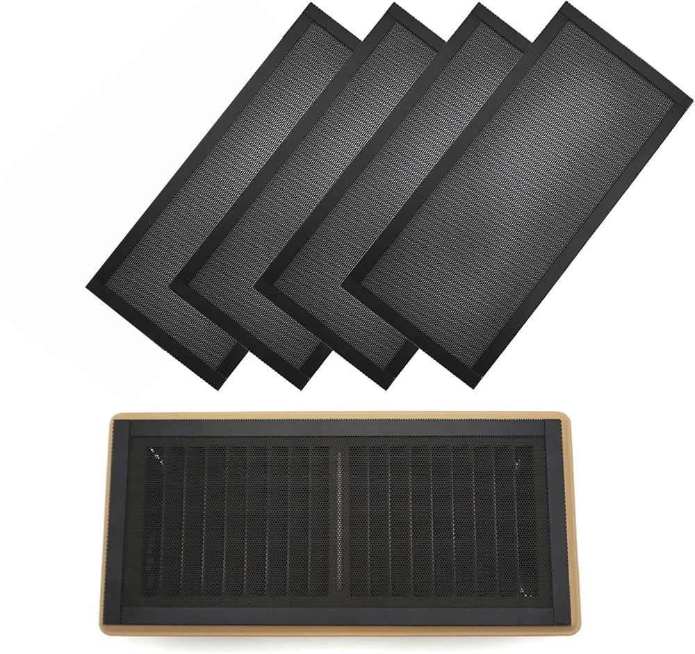 NOGIS Floor Vent Covers 4x10 Inch, Rectangle Air Vent Screen Cover ...