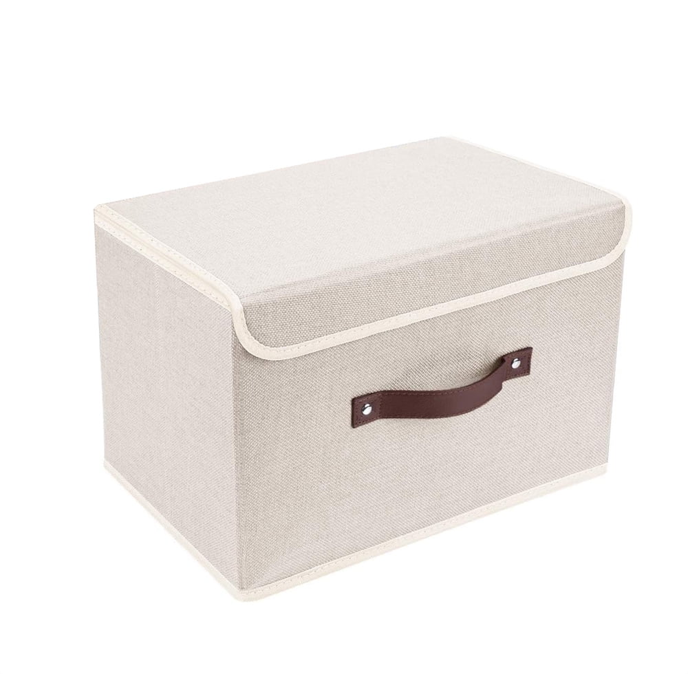 NOGIS Foldable Storage Boxes with Lids 1 Pack Fabric Storage Bins with ...