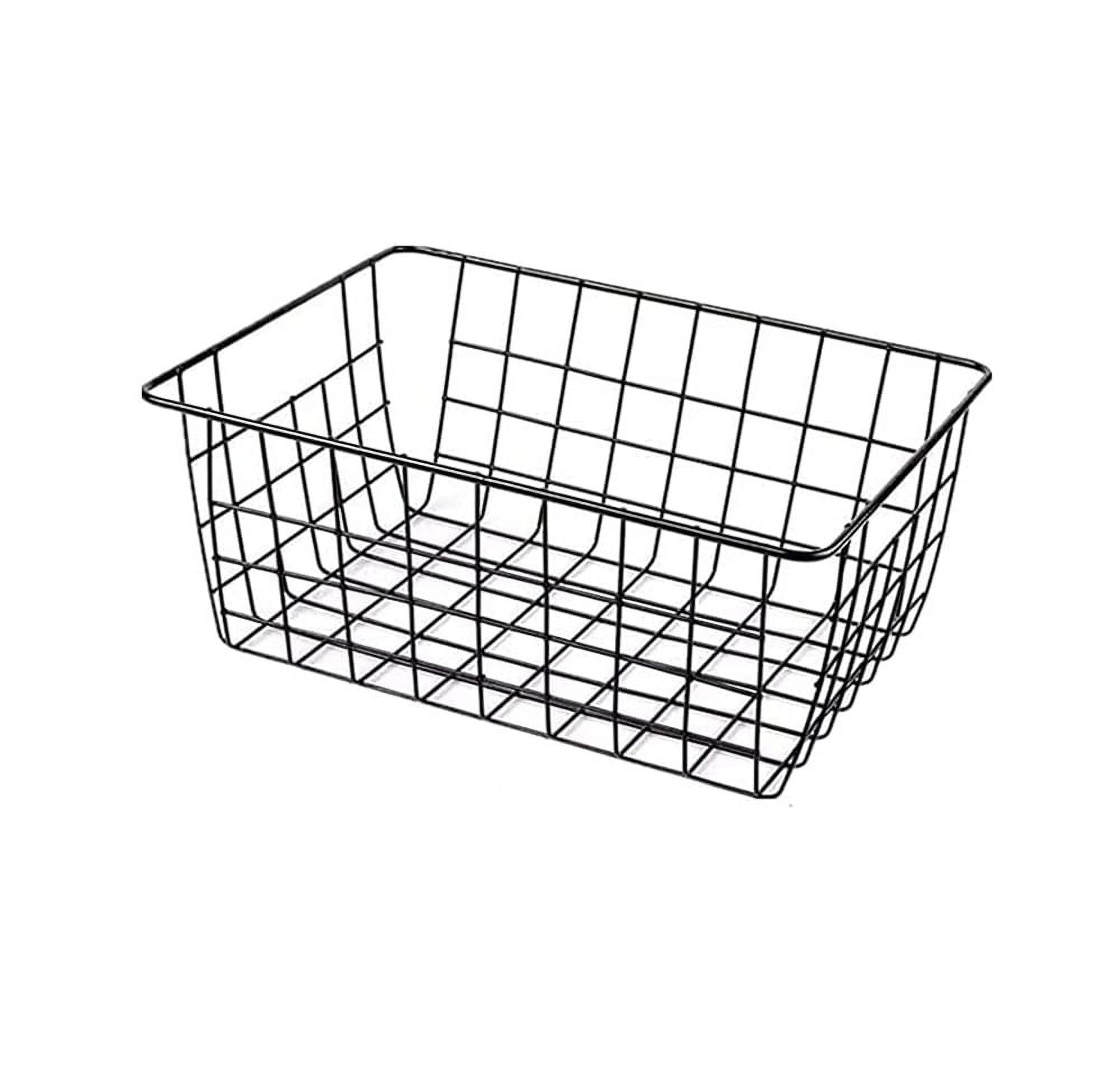 NOGIS Freezer Baskets,Farmhouse Metal Wire Basket Freezer Storage Wire ...