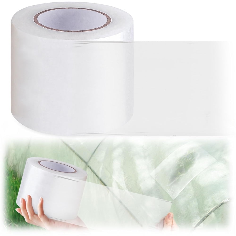 NOGIS Greenhouse Repair Tape Plastic: 4" x 65.6ft Green House Sheeting ...