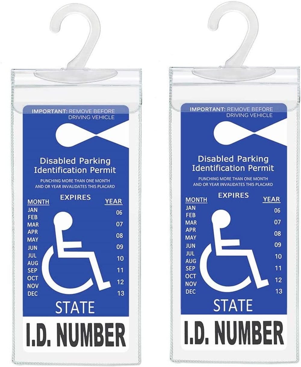NOGIS Handicapped Parking Placard Holder - Disabled Placard Protective ...