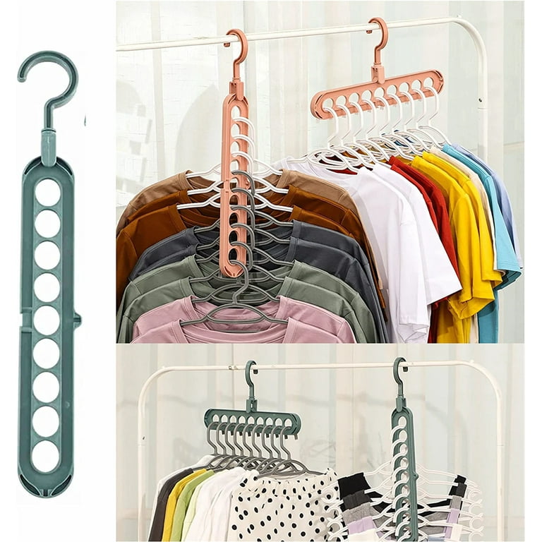 Space Saving Clothes Hangers Closet Spice Retro Wood Hangers With