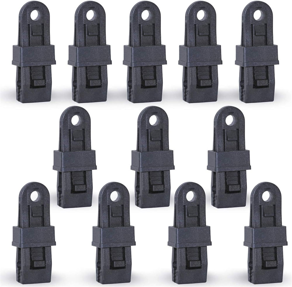 NOGIS Heavy Duty Tarp Clips 15 Pieces, Multi-Purpose Awning Clamps Set ...