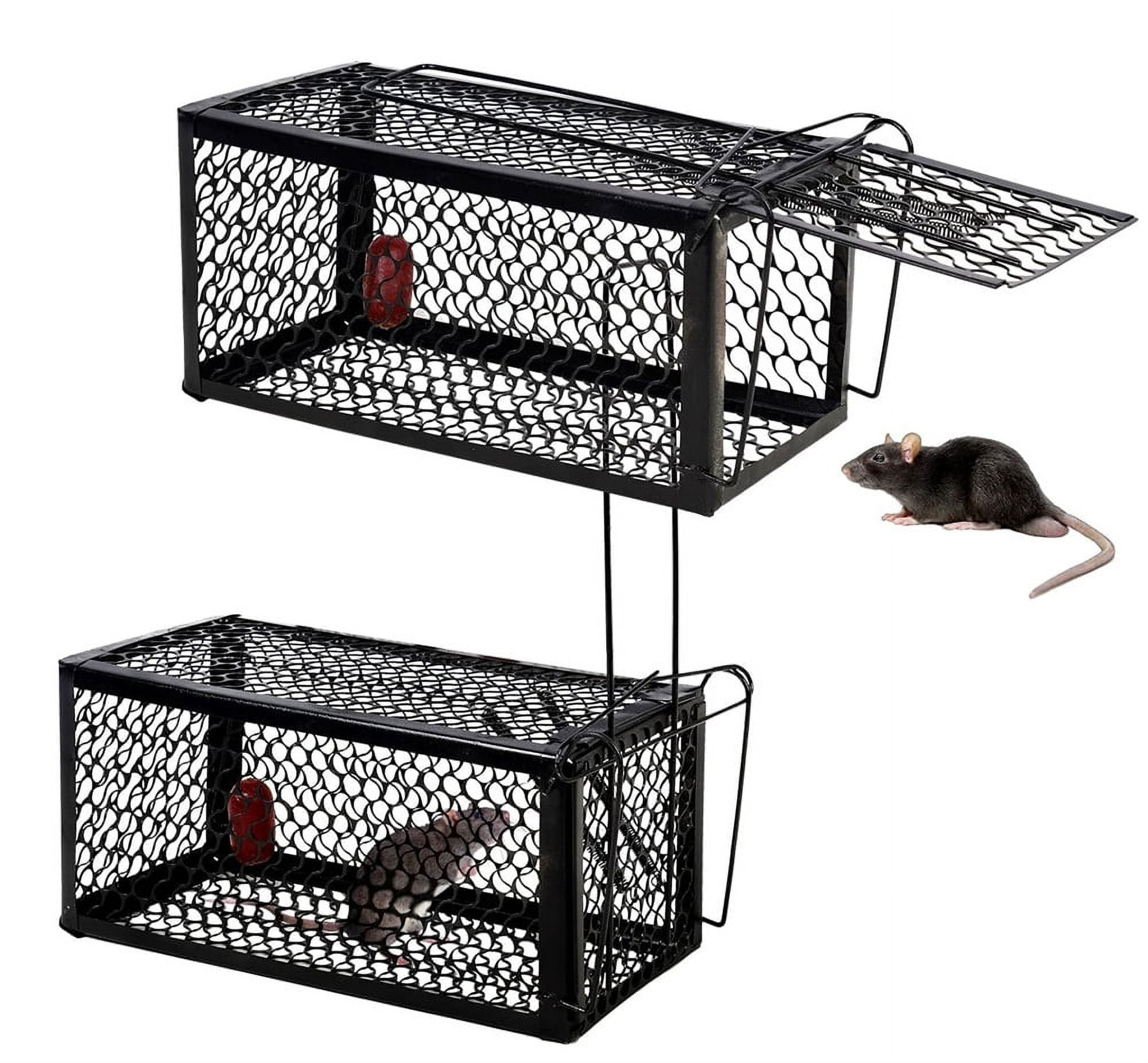 NOGIS Humane Rat Trap,Mouse Traps Indoor Outdoor Live Animal Trap Mouse ...