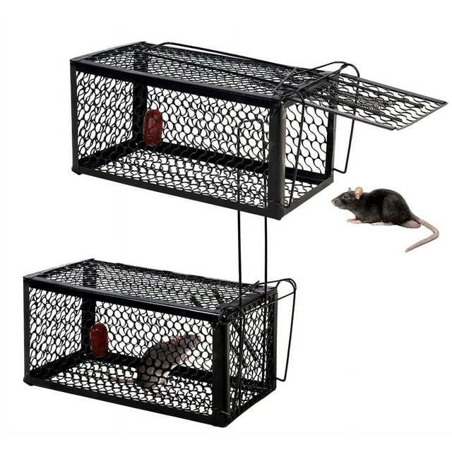 NOGIS Humane Rat Trap,Mouse Traps Indoor Outdoor Live Animal Trap Mouse ...