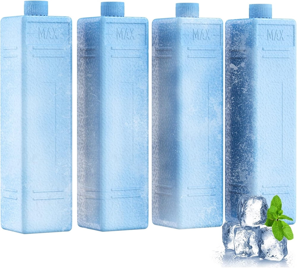 NOGIS Ice Packs for Lunch Boxes, Set of 4, Rapid Freeze & Long Lasting ...