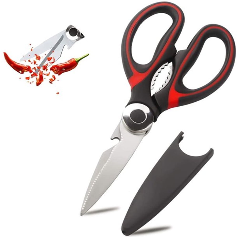 NOGIS Heavy Duty Kitchen Scissors, Multi-Purpose Kitchen Shears cooking ...
