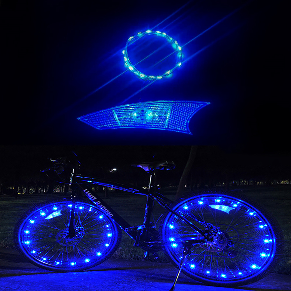 NOGIS LED Bike Wheel Lights - Bright Bicycle Spoke Lights, Safety ...