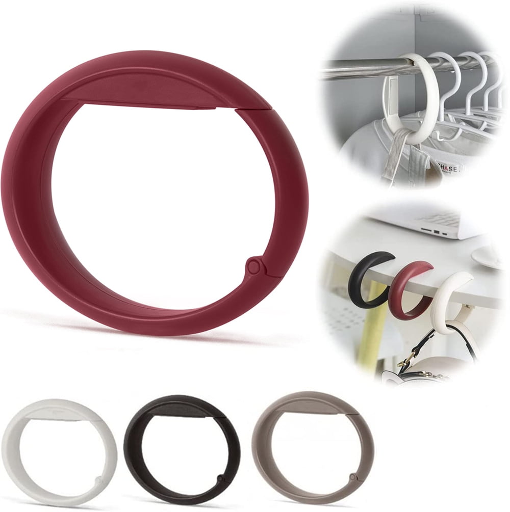 NOGIS Large Size Closet Rod Hooks Table Purse Bag Hanger Handbag Holder ...