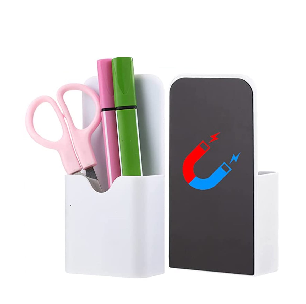 NOGIS Magnetic Pen Marker Holders, Dry Erase Marker Magnetic Cup Holder Organizer Home Office ...