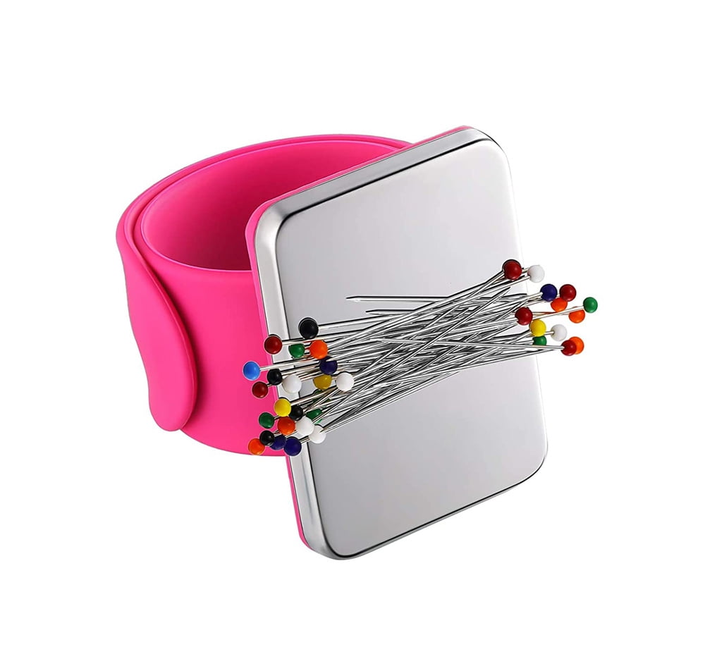 NOGIS Magnetic Sewing Pincushion, Magnetic Wristband Pin Cushion Holder ...