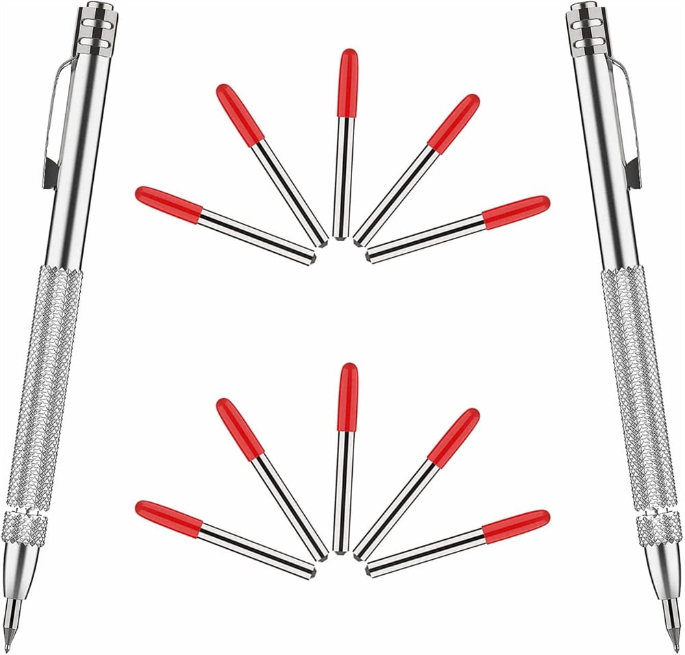 NOGIS Metal Scribe, 2 Tungsten Carbide Scriber with Extra 10 ...