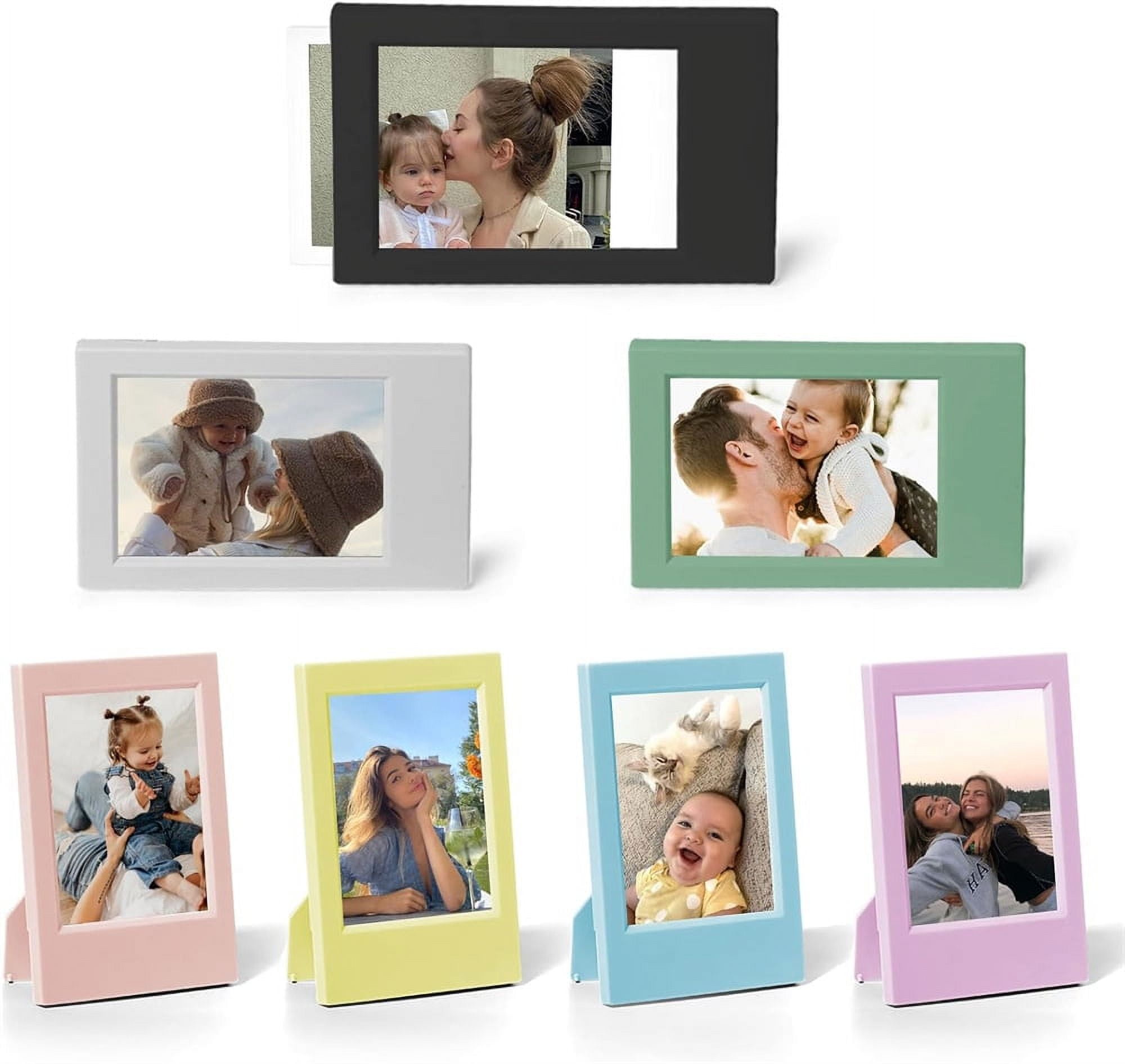 NOGIS Mini Photo Frames(7 Pack), Mini Picture Frame Set Compatible for ...