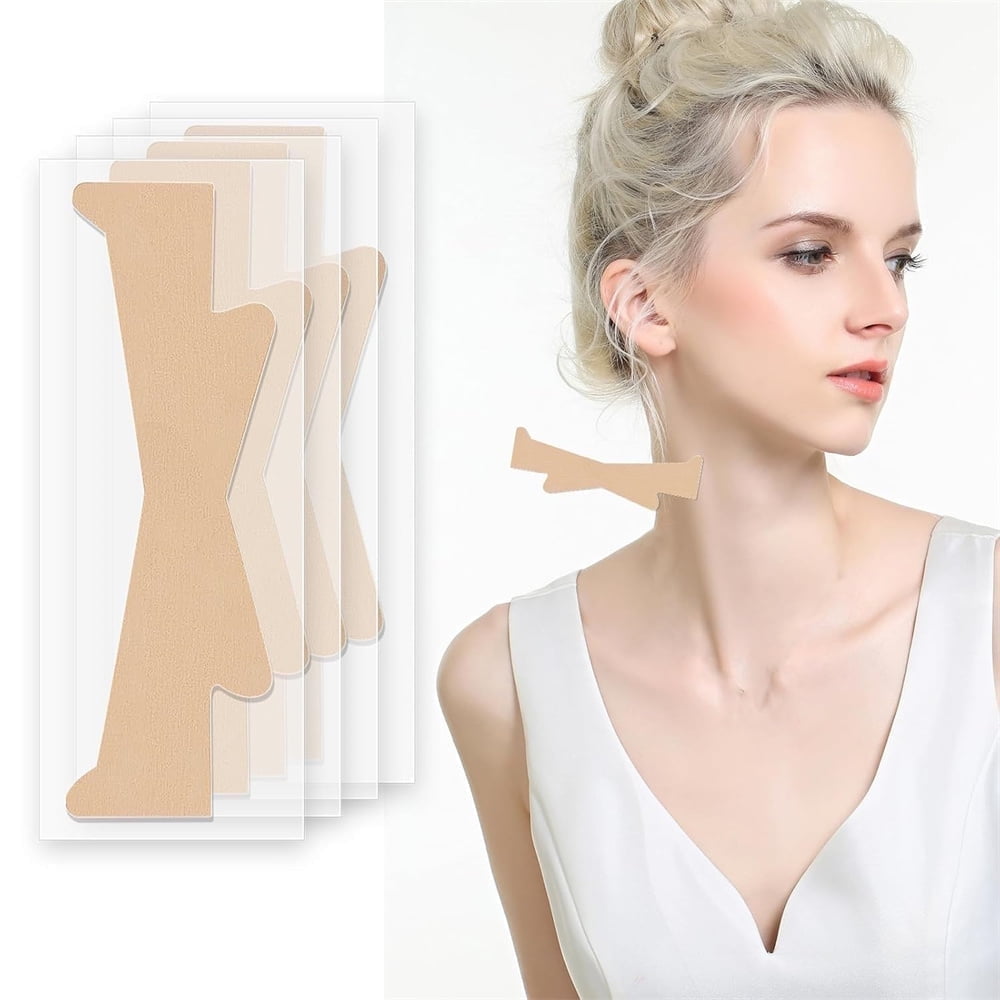 NOGIS Neck Tape Lifting Invisible, 20 Pcs Neck Wrinkle Patches ...