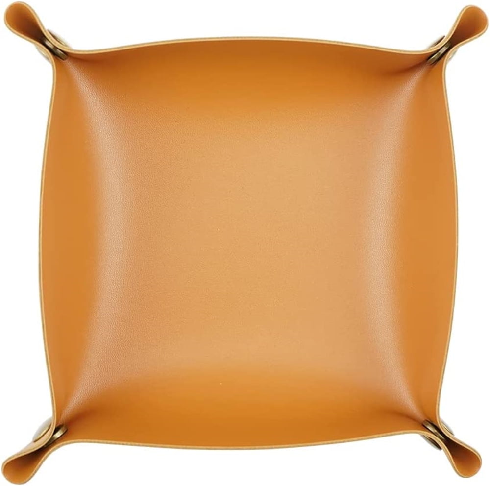 NOGIS PU Leather Valet Tray Catchall for Men and Women, Catch All Key ...