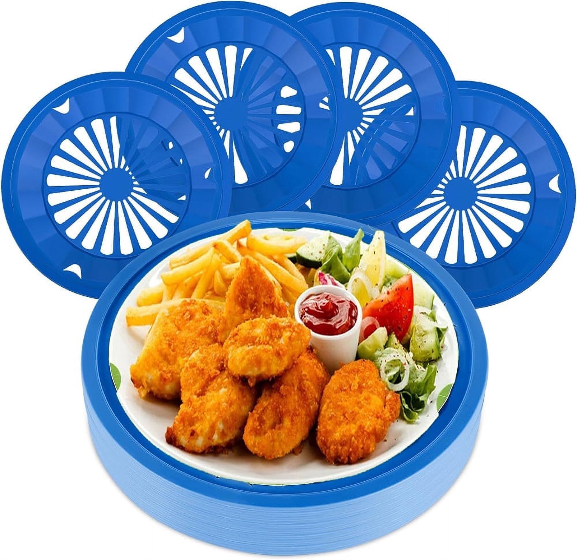 NOGIS Paper Plate Holders with Snap-in Grooves 10.6 Inch Plastic Paper ...