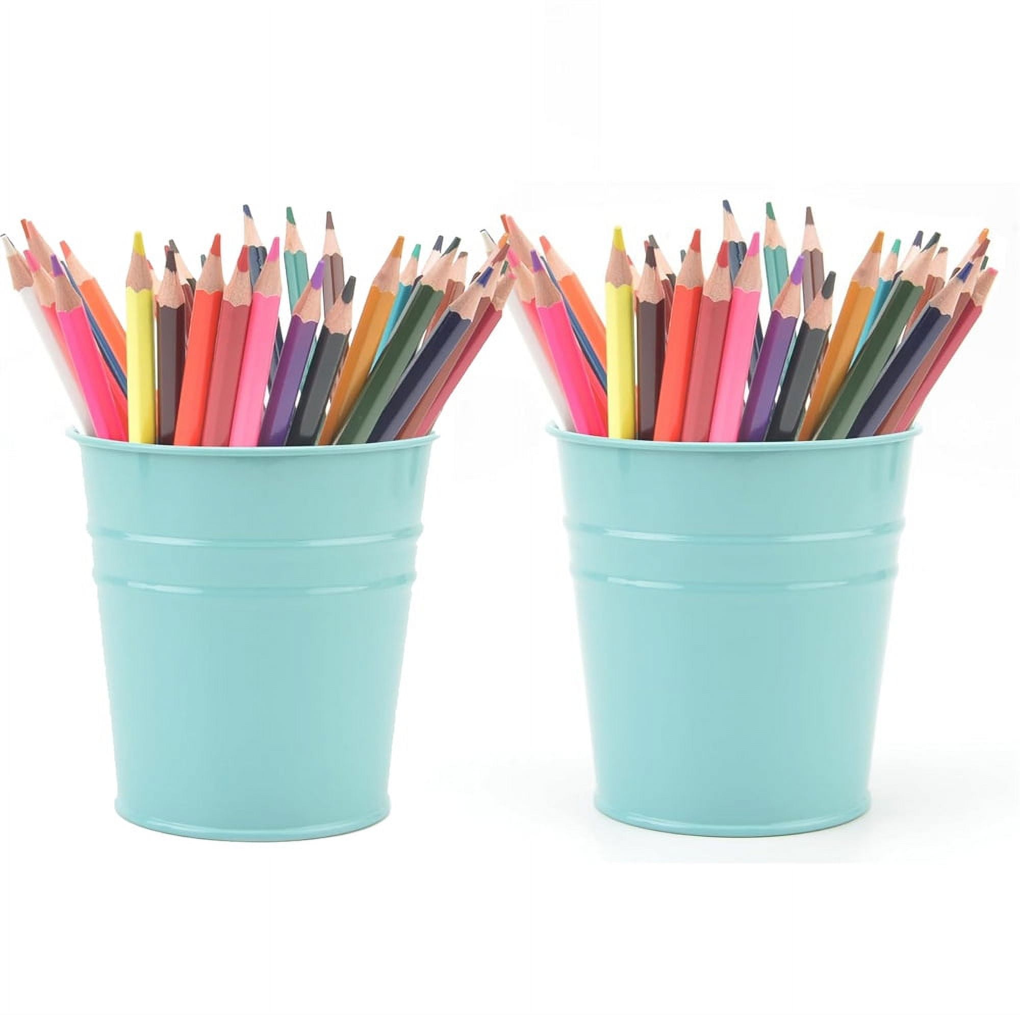 NOGIS Pen Holder Cup For Desk Pencil Holder Metal Marker Pen Organizer ...