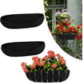 NOGIS Planter Basket Liners-3pcs 24 Inch Flower Basket Trough Liner ...