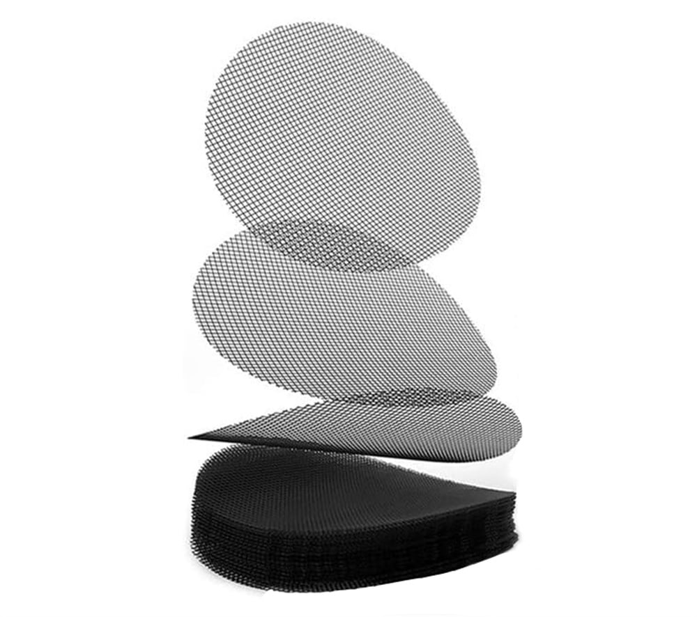 NOGIS Pot Hole Mesh Pad,4 inch Diameter Round Garden's Drainage Mesh ...