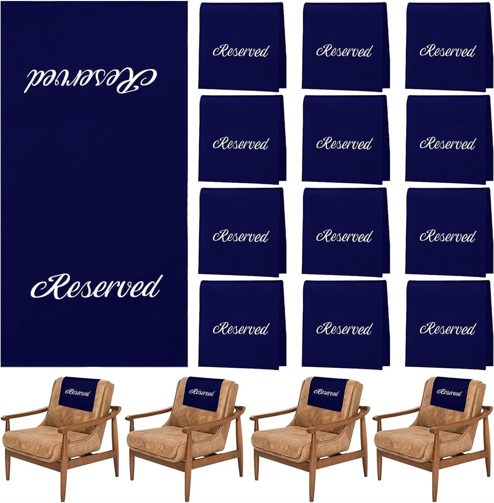 NOGIS Reserved Chair Signs Church Pew Reserved Sign Reserved Seating ...