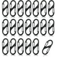 NOGIS S Carabiner Small Alloy Snap Hook 20Pcs Mini Spring Clips 1.6 ...