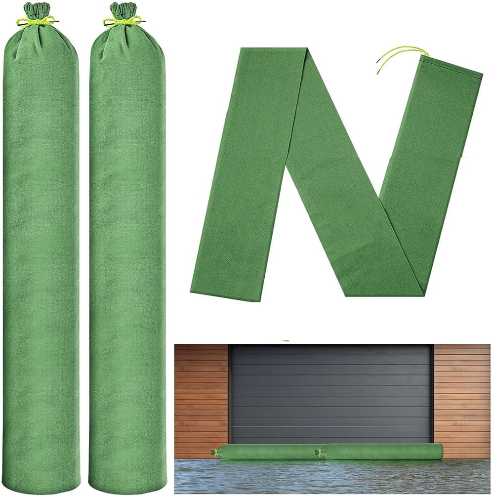 NOGIS Sandbags for Flooding, 2Pcs 4 ft x 6" Thickened Long Canvas Flood ...