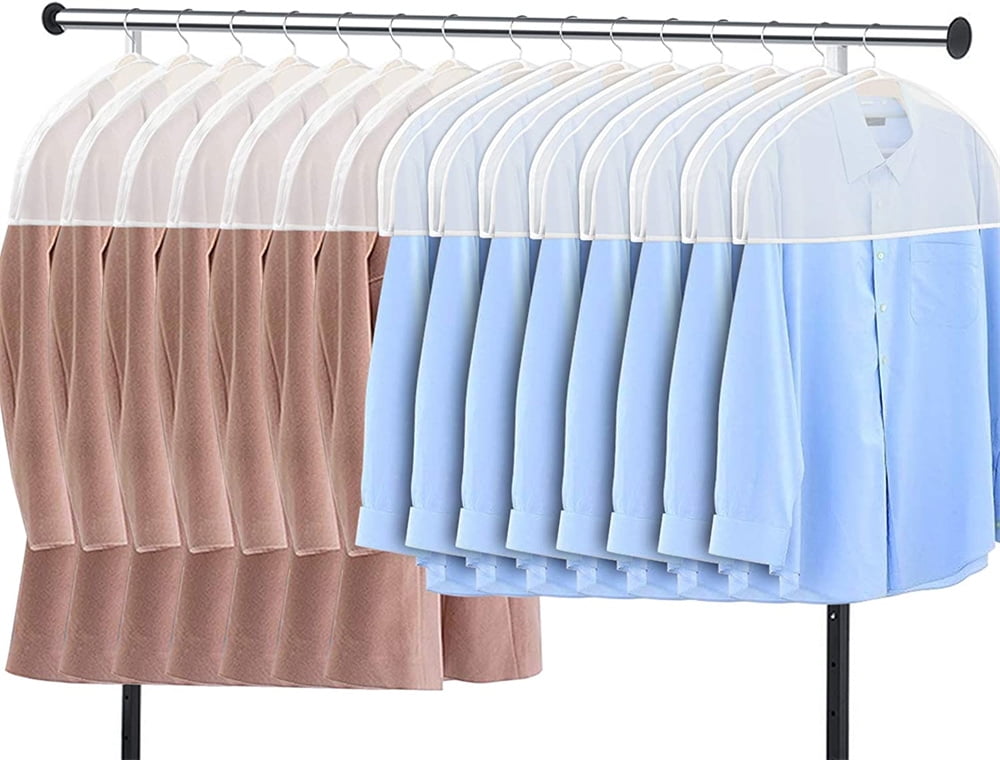 NOGIS Shoulder Covers for Clothes (Set of 10) Breathable Garment Dust ...